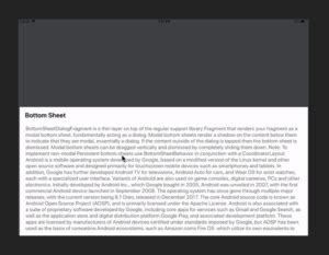 React Native Bottom Sheet Text View Reactscript