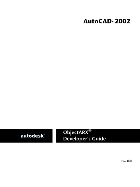 Arx Autocad Pdf Component Object Model Autodesk