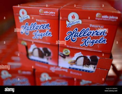 A Box Of Halloren Balls Chocolates Are On Offer At The Chocolate