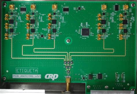 Photo Of The Active Feed Circuit Prototype Download Scientific Diagram