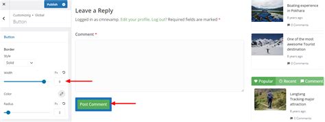 Customize The Button Colormag Documentation