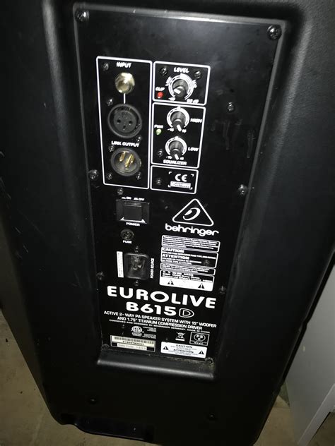 Eurolive B615D - Behringer Eurolive B615D - Audiofanzine