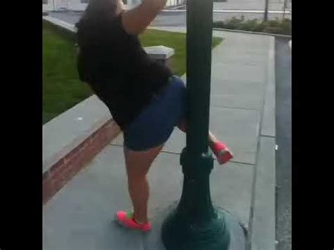 Gabby Twerking On The Pole Youtube