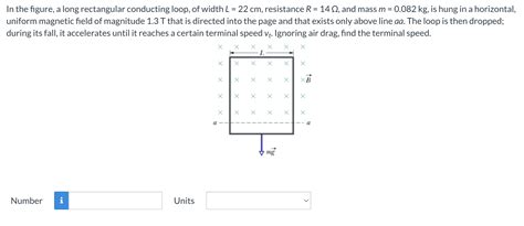 Solved In The Figure A Long Rectangular Conducting Loop Of Chegg