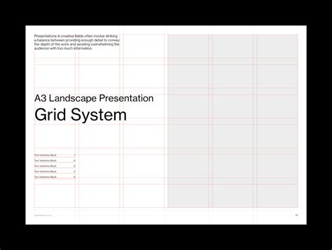 A3 Presentation Grid System For Indesign 2 Behance