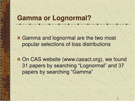 Ppt Severity Distributions For Glms Gamma Or Lognormal Powerpoint Presentation Id350183