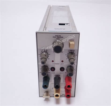 Tektronix Ps503 Dual Power Supply Plug In Module