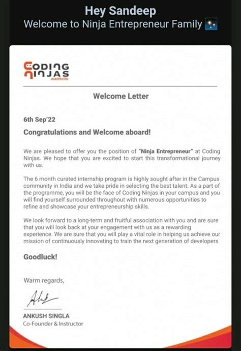 Sandeep Patidar On Linkedin Codingninjas Coding Thankyou Codingninjas Codingninjas