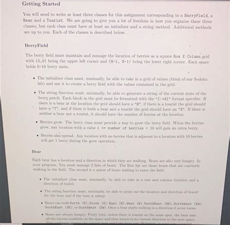 Solved CSCI Computer Science Homework Bears Chegg