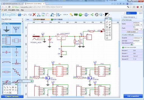 Arduino Led Scroll Bar Using Easyeda Electronics Lab