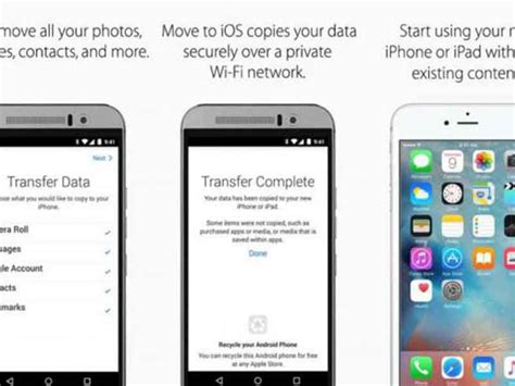 Move To Ios Primera Aplicación De Apple Para Android