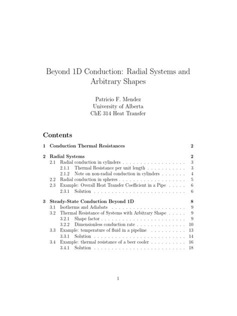 Steady State Conduction Beyond 1d Pdf Thermal Conduction Heat Transfer