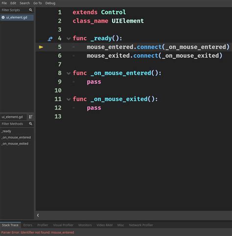 Accessing To The Signal Of The Control Class Reports An Error · Issue