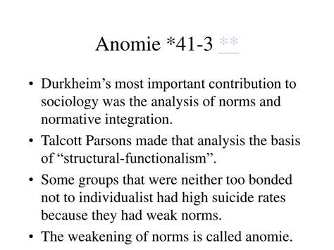 Ppt Durkheims Theory Of Egoistic Suicide Review Powerpoint