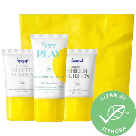 Supergoop ! 100% Mineral Spf Starter Kit | ModeSens