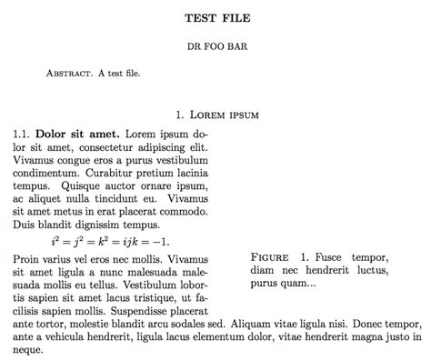 Wrapfigure Equations In Amsart Crash Into Wrapfigs Tex Latex