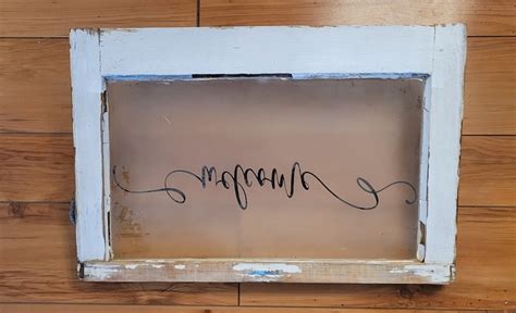 Vintage Antique Window With Glass Authentic Vintage Etsy
