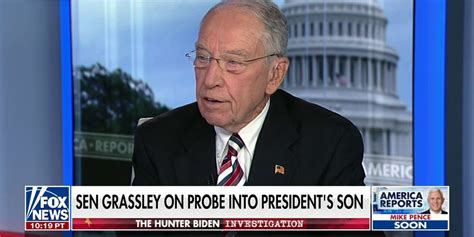 Sen. Chuck Grassley on Hunter Biden’s business dealings: These are ...