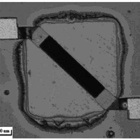 Schematic Of The Floating Polysilicon Resistor Fabrication Etching Of Download Scientific
