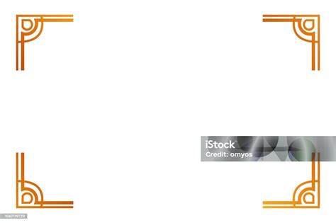 간단한 벡터 황금 프레임 이중 개요 인증서 플래카드 또는 달 요소 디자인 흰색 배경 0명에 대한 스톡 벡터 아트 및 기타 이미지 0명 고풍스런 공 타악기 Istock