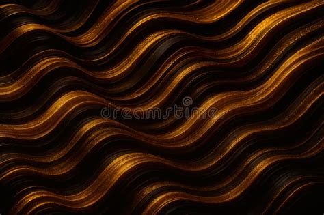 Luxury Abstract Glowing 3d Background With Elegant Golden And Black