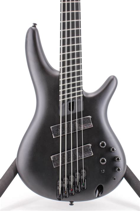 Ibanez Srms625exbkf Iron Label Multiscale 5 String Bass Black Flat