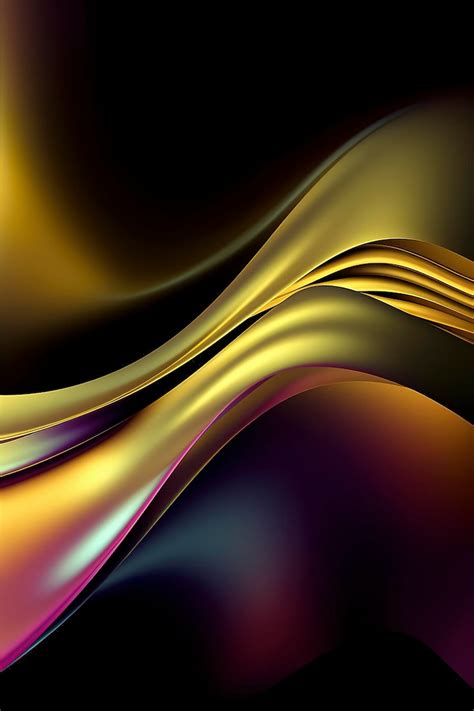 Premium Photo Metallic Abstract Wavy Liquid Background Layout Design Tech Innovation