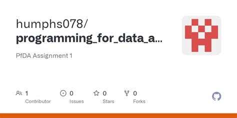 Github Humphs078programmingfordataanalysisassignment1 Pfda