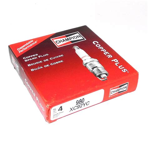 Champion XC YC Spark Plugs Copper Silver Tone Ct Walmart Com