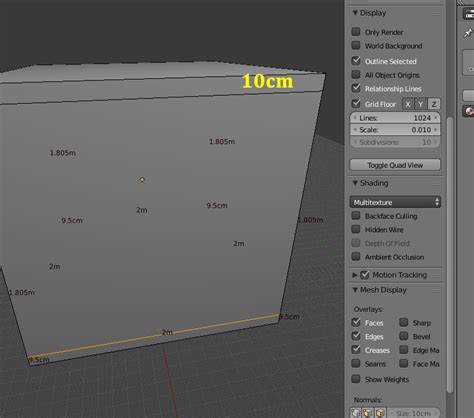 How To Slide A Edge By 10cm Increments Blender Stack Exchange