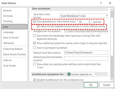 tutorial recover excel file not saved in windows 10