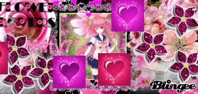 Anime In A Border Surrounded With Flowers Overlooking The Border Picture 131699588 Blingee Com