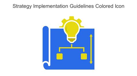 Strategy Implementation Guidelines Colored Icon In Powerpoint Pptx Png