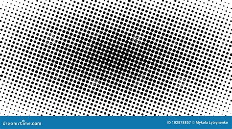 Horizontal Halftone Banner Vector Comic Manga Dots Pop Art Template