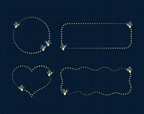 Firefly Clipart Firefly Frame Clipart Fireflies Clipart For Etsy