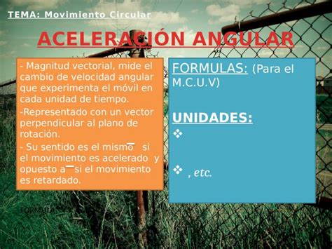 Pptx Aceleración Angular Fisica Vanessa Fernandez Dokumentips