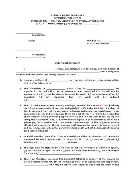 Grave Coercion Employees Pdf Ethical Principles Rights