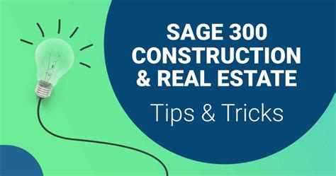 Sage 300 Cre Tips And Tricks Digitek Solutions