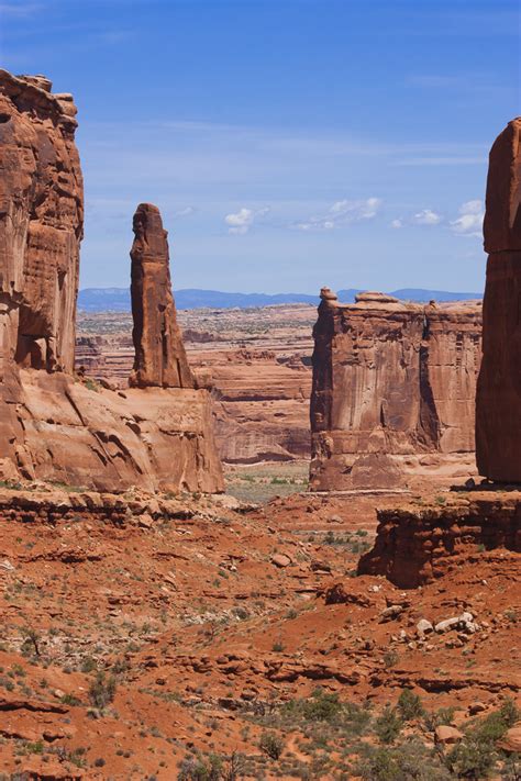Park Avenue Red Rocks In Arches National Park In Moab Utah Joeybls