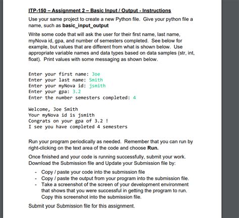 Solved Itp 150 Module 2 Assignment 1 Submission File