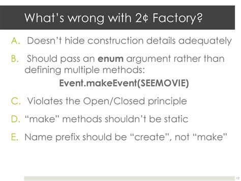 factory method abstract factory and more ppt download