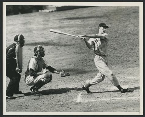 1941 Ted Williams Boston Red Sox Young Star Large Horizontal Batting