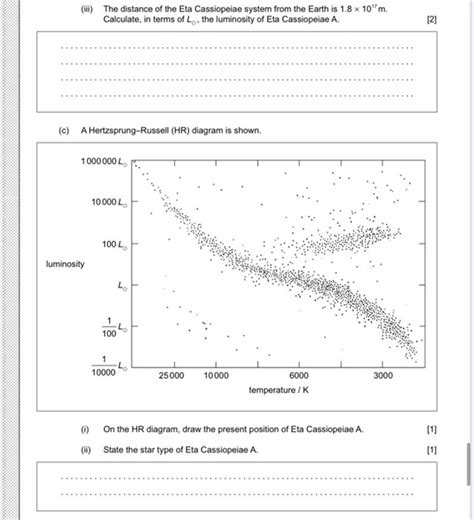 Solved 10 Eta Cassiopeiae A And B Is A Binary Star System Located