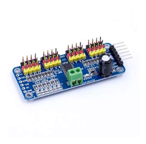 Modulo I2c Pwm Servo 16 Canais Pca9685 Mebuscar Brasil