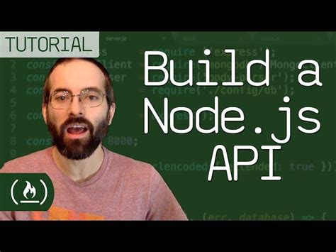 build a node js api tutorial