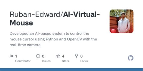 Github Ruban Edwardai Virtual Mouse Developed An Ai Based System To