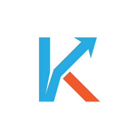 Premium Vector K Initial Letter