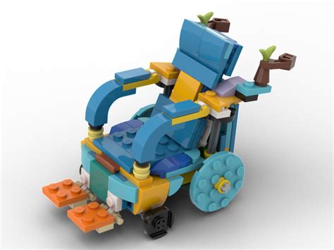 LEGO MOC 31136 Wheelchair by zengogobrick | Rebrickable - Build with LEGO