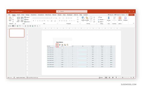 03 Paste Excel Chart In Powerpoint Slidemodel