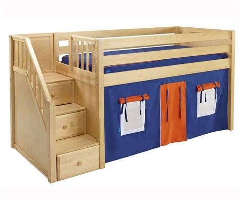 Diy Loft Bed With Stairs Plans At Blake Pardey Blog